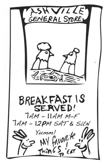 Menu – Ashville General Store